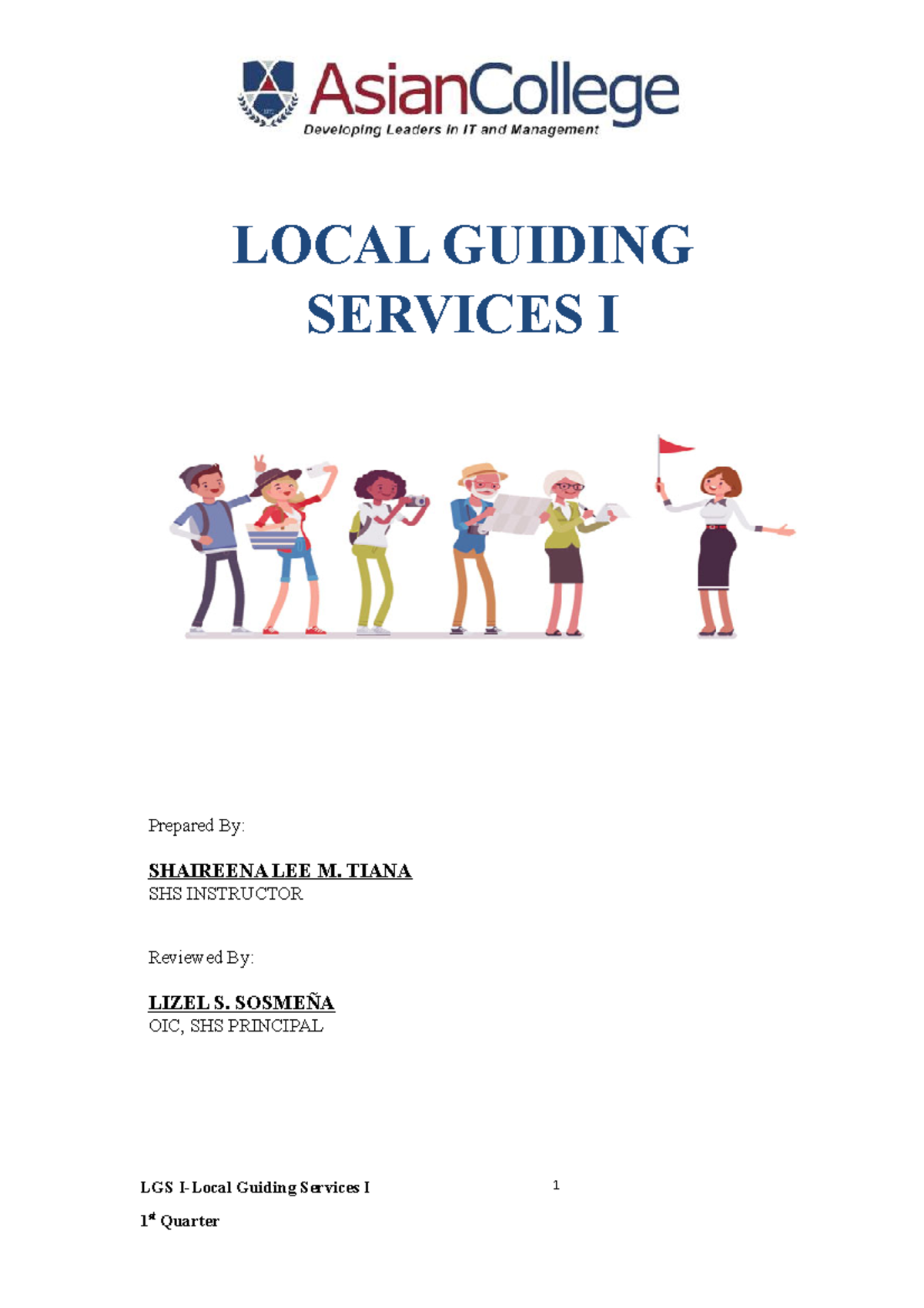 LGS I - Comprehensive Overview of Local Guiding Services Module 1 - Studocu