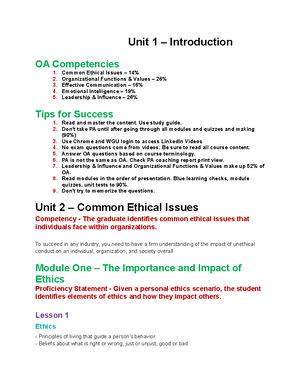 Completed & Official D075 Study Guide. - NAME: Just happy to be alive ...