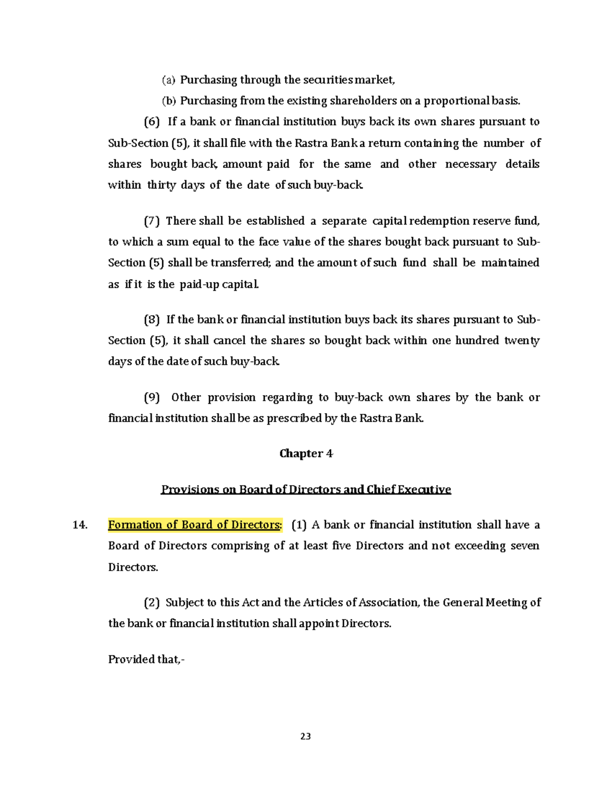 Board of Directors of ABCD Bank: Unit 3 Overview and Regulations - Studocu