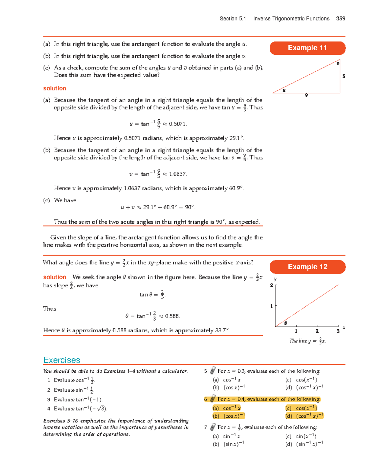 Homework No. Nine: Inverse Trigonometric Functions and Angle Evaluations - Studocu