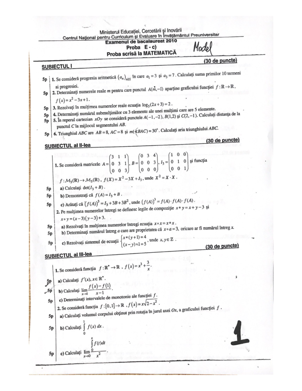 1 - dsdcz - Analiza matematica - Studocu