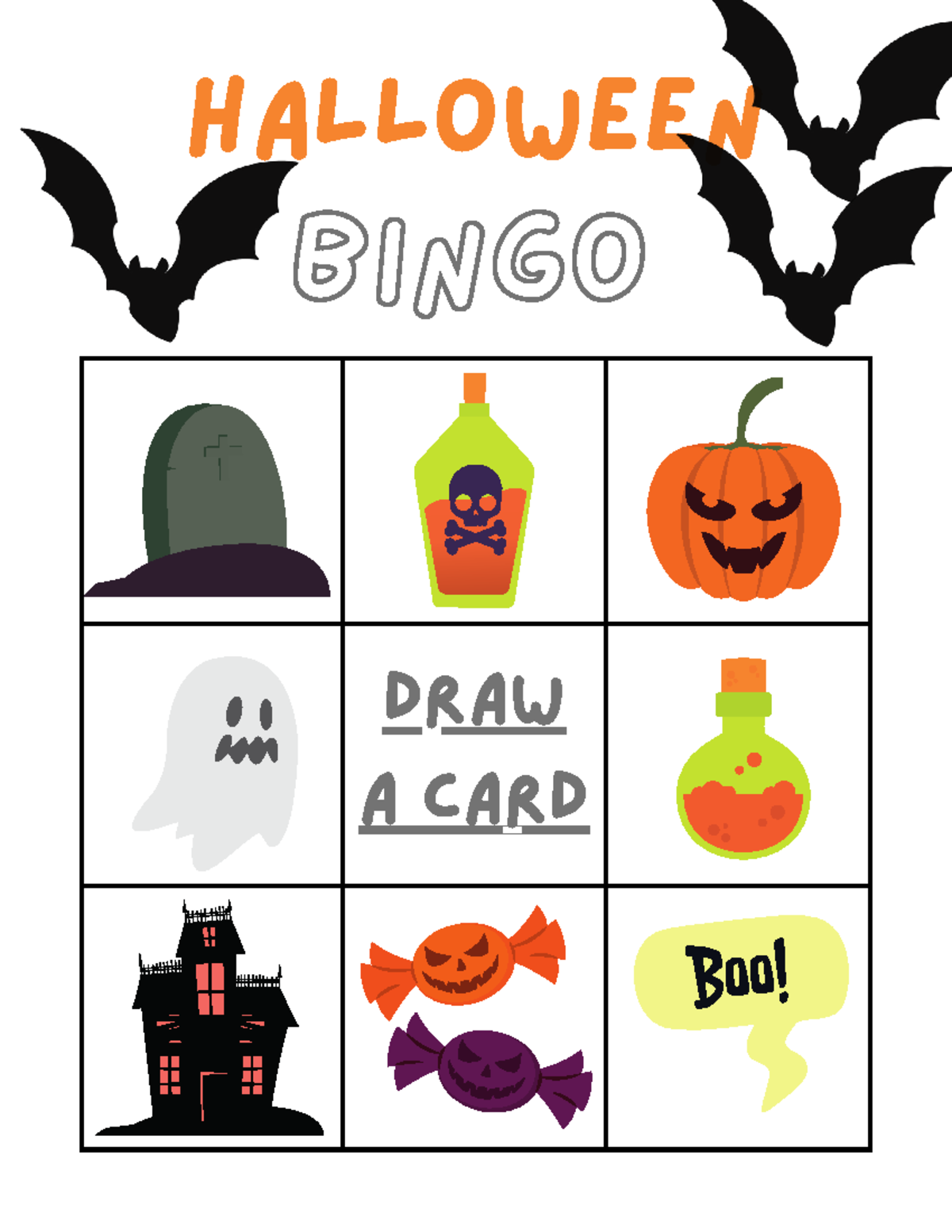 Slope-Intercept Form of Linear Equations (1) - Draw A Card Halloween ...