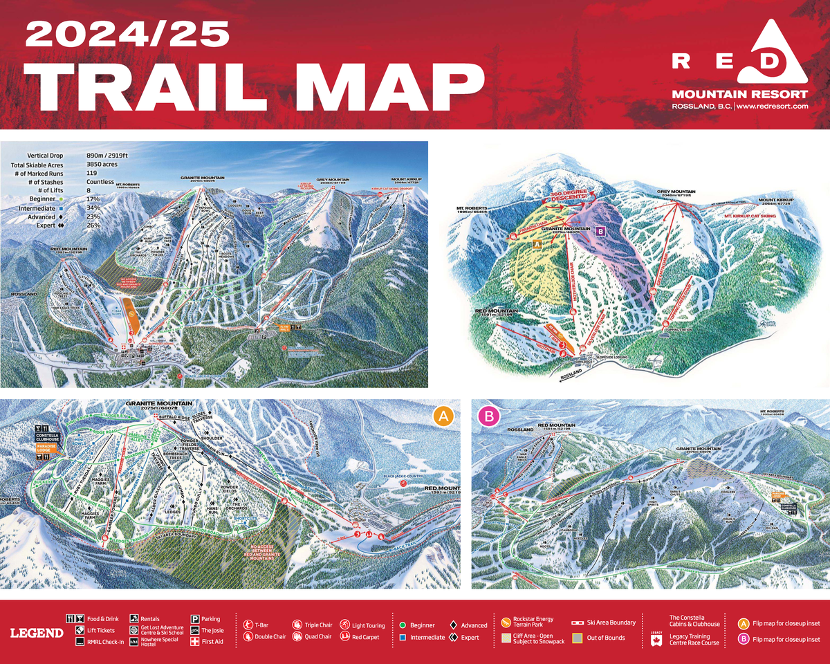 Red Mountain Resort Ski Map: Vertical Drop & Terrain Overview - Studocu