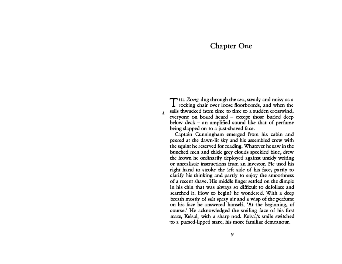 Feeding the Ghosts: Analysis of Chapter 1 in Context - Studocu