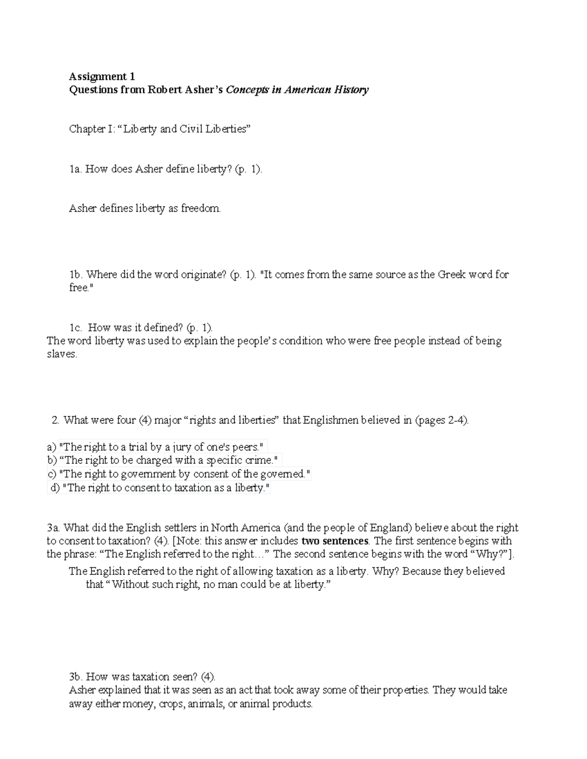 History 2110 Assignment 1: Liberty & Civil Liberties Analysis - Studocu