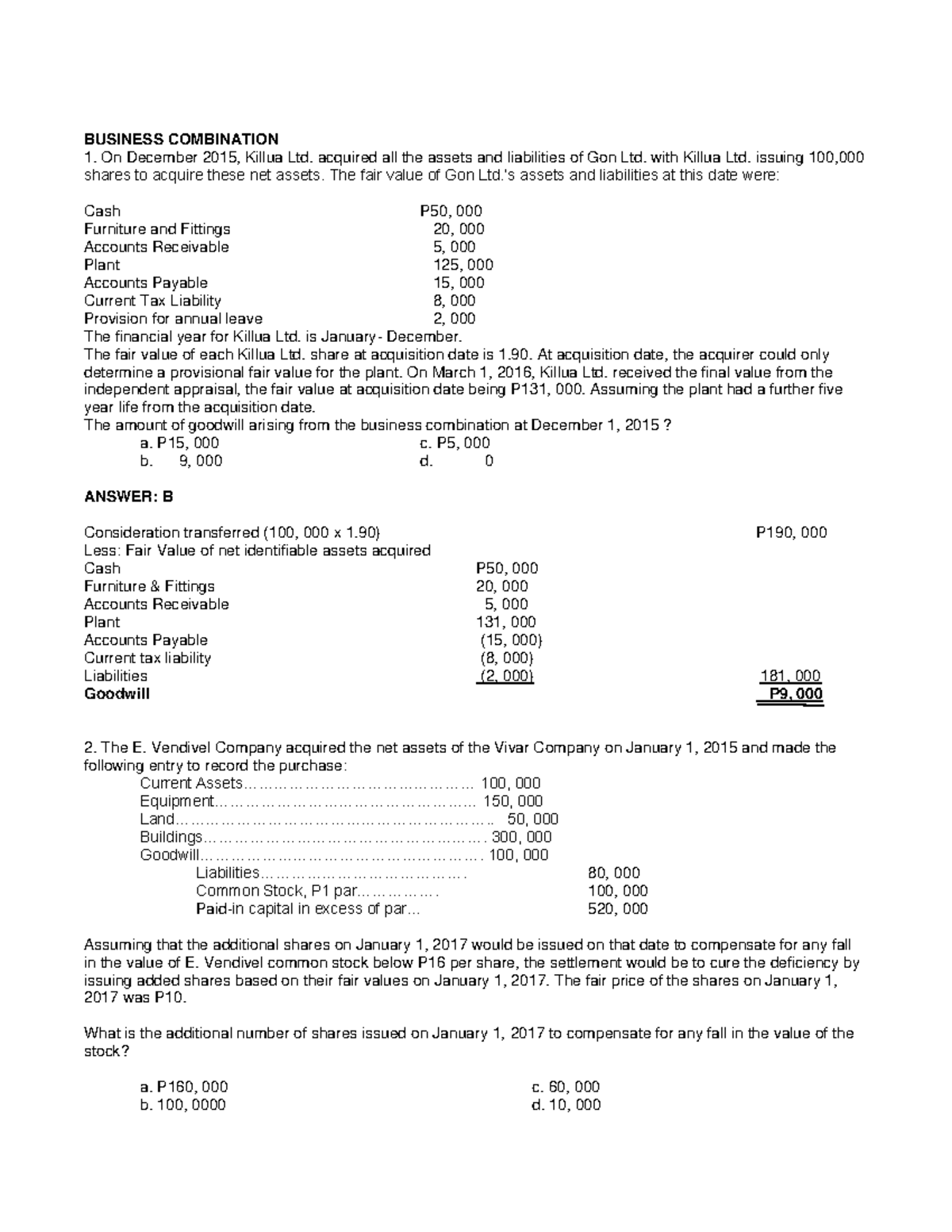 AFAR Buscom 025503473 - Business Combination Reviewer for exams and assignments AFAR Advanced ...