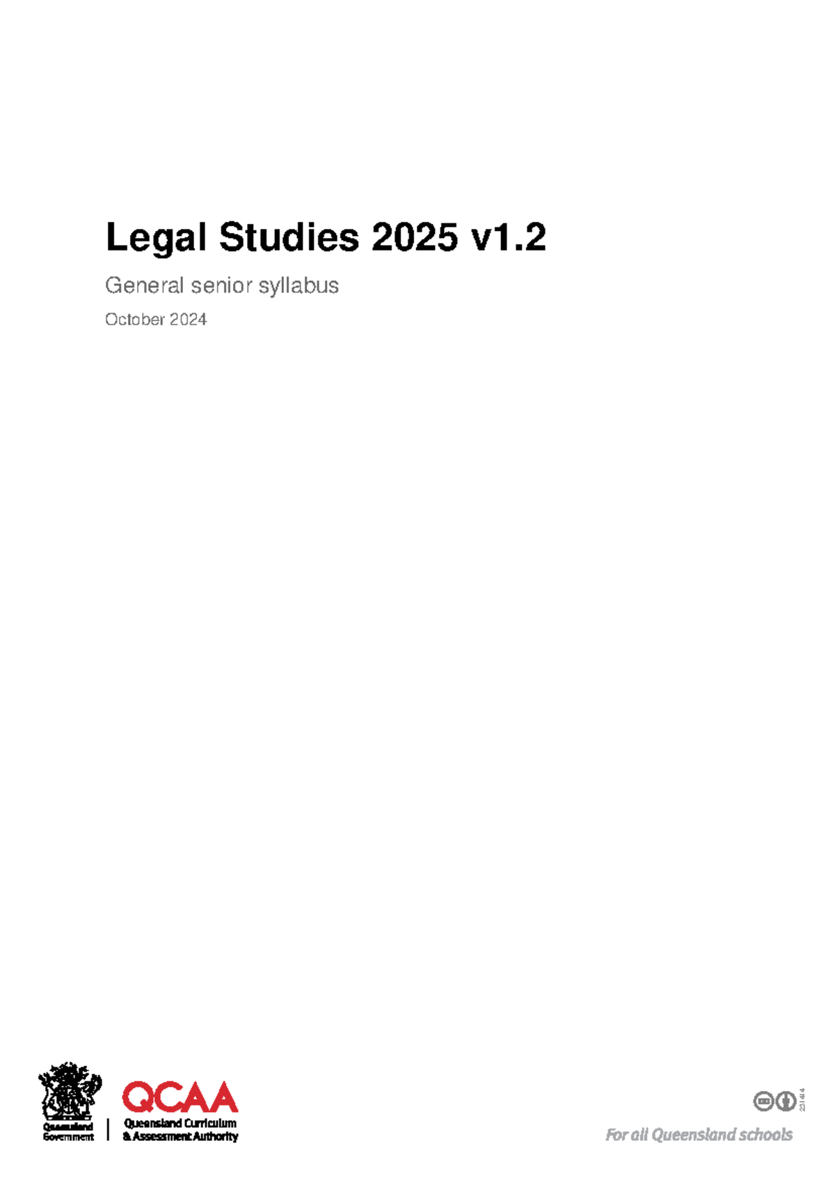 Legal Studies 2025 v1.2 General Senior Syllabus Overview and Study ...