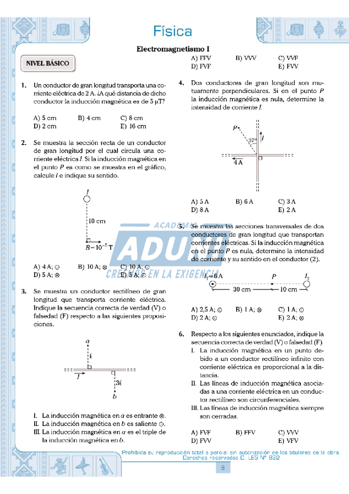 Física Electromagnetismo I - Ejercicios y Problemas de Nivel Básico ...