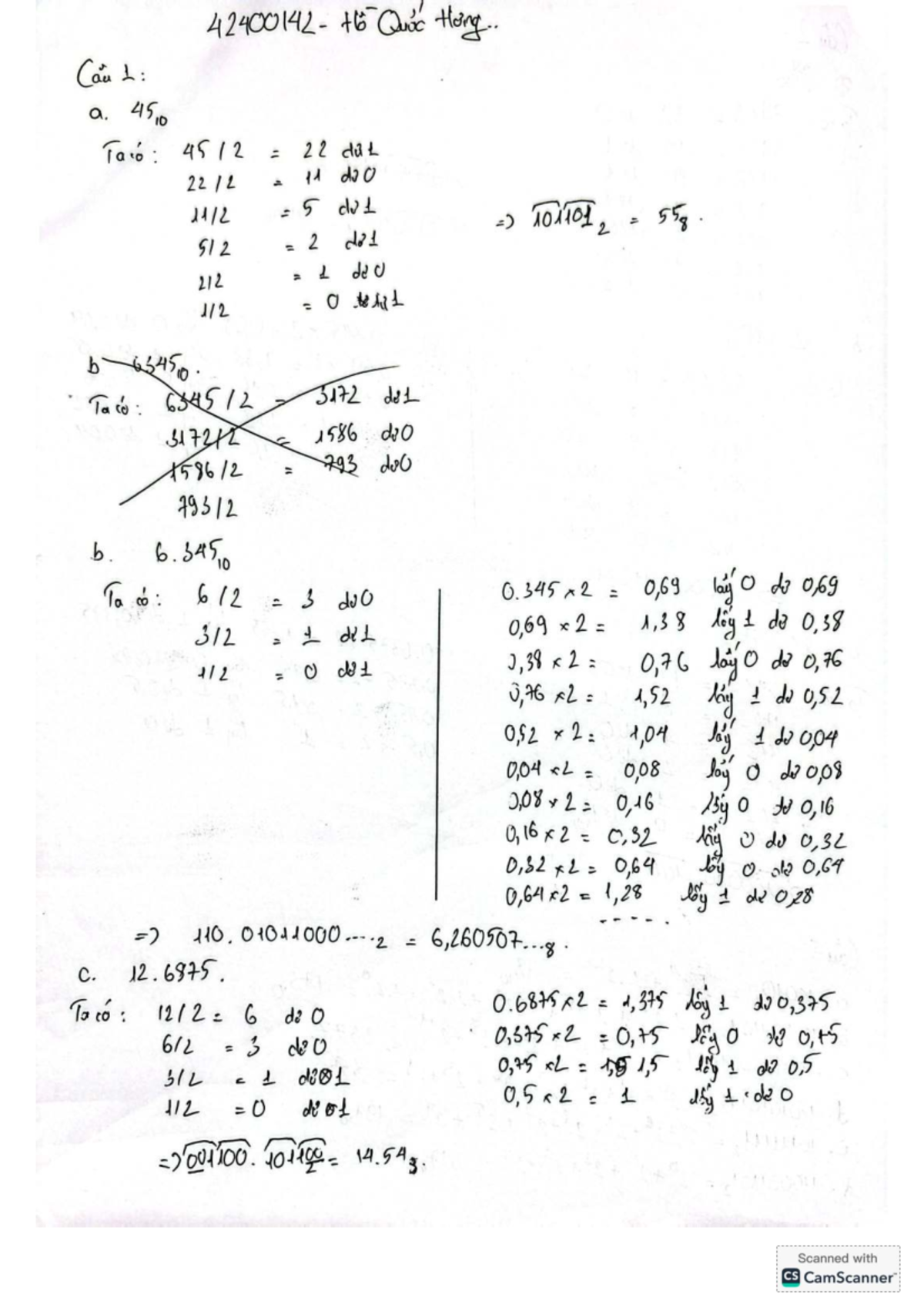 42400142 - Tuan 2 Calculations and Analysis Notes - Studocu