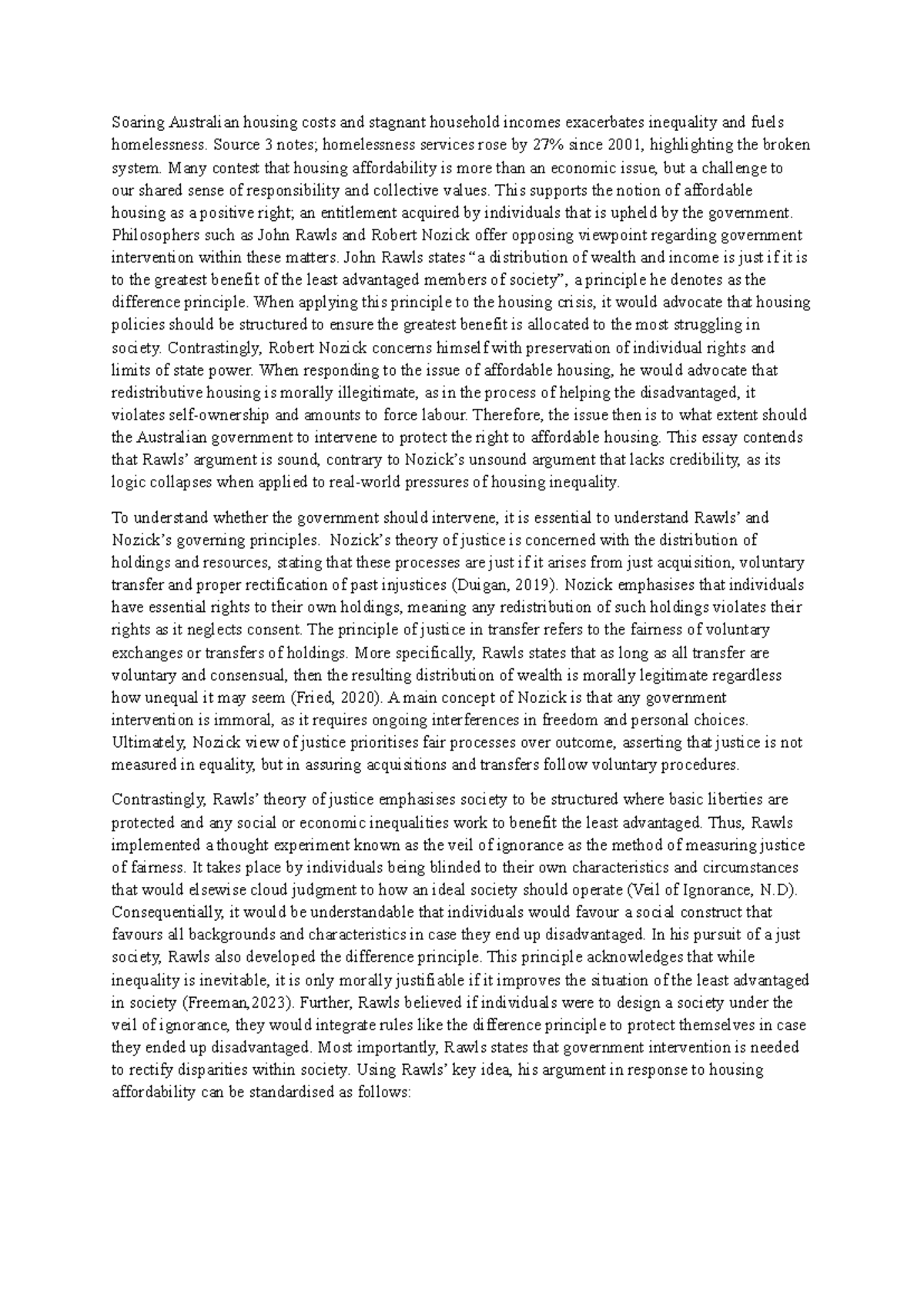 Housing Affordability and Government Intervention: A Philosophical ...