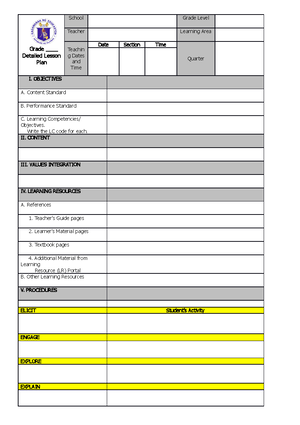 Altitude dlp - 7Es Detailed lesson plan - Republic of the Philippines ...