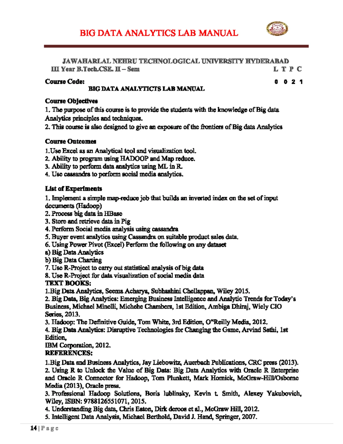 R Programming LAB r22 - Comprehensive Lab Manual and Experiments - Studocu