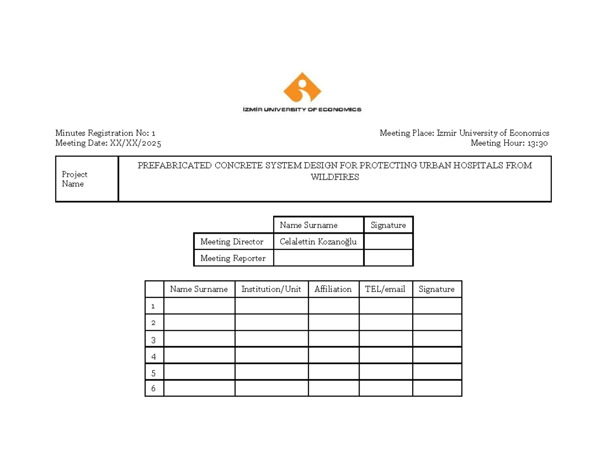Weekly Meeting Report 1 - People And Culture - Minutes Registration No ...