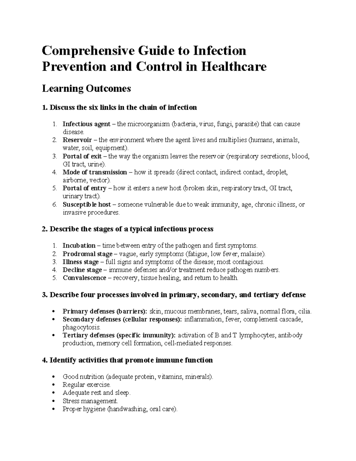 Infection Prevention & Control in Healthcare: A Comprehensive Guide ...