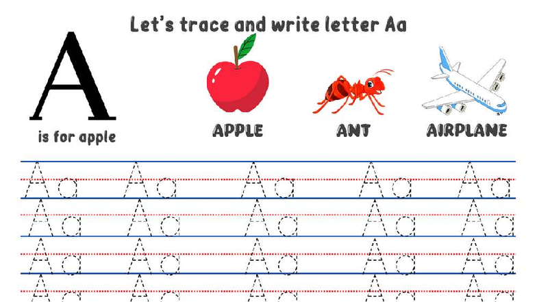 A4 Tracing Letters: A to Z Activities for Kids - Studocu