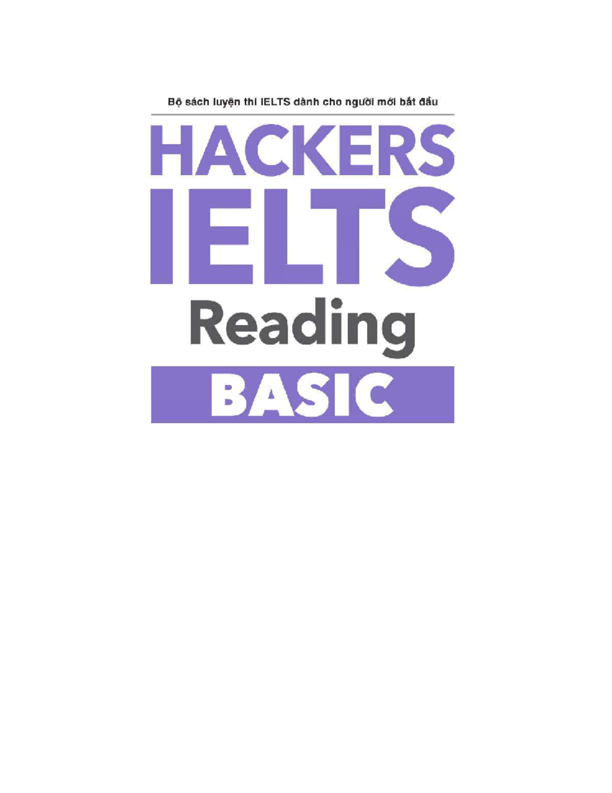 Ielts-Reading-Beginners - Basic English - Studocu