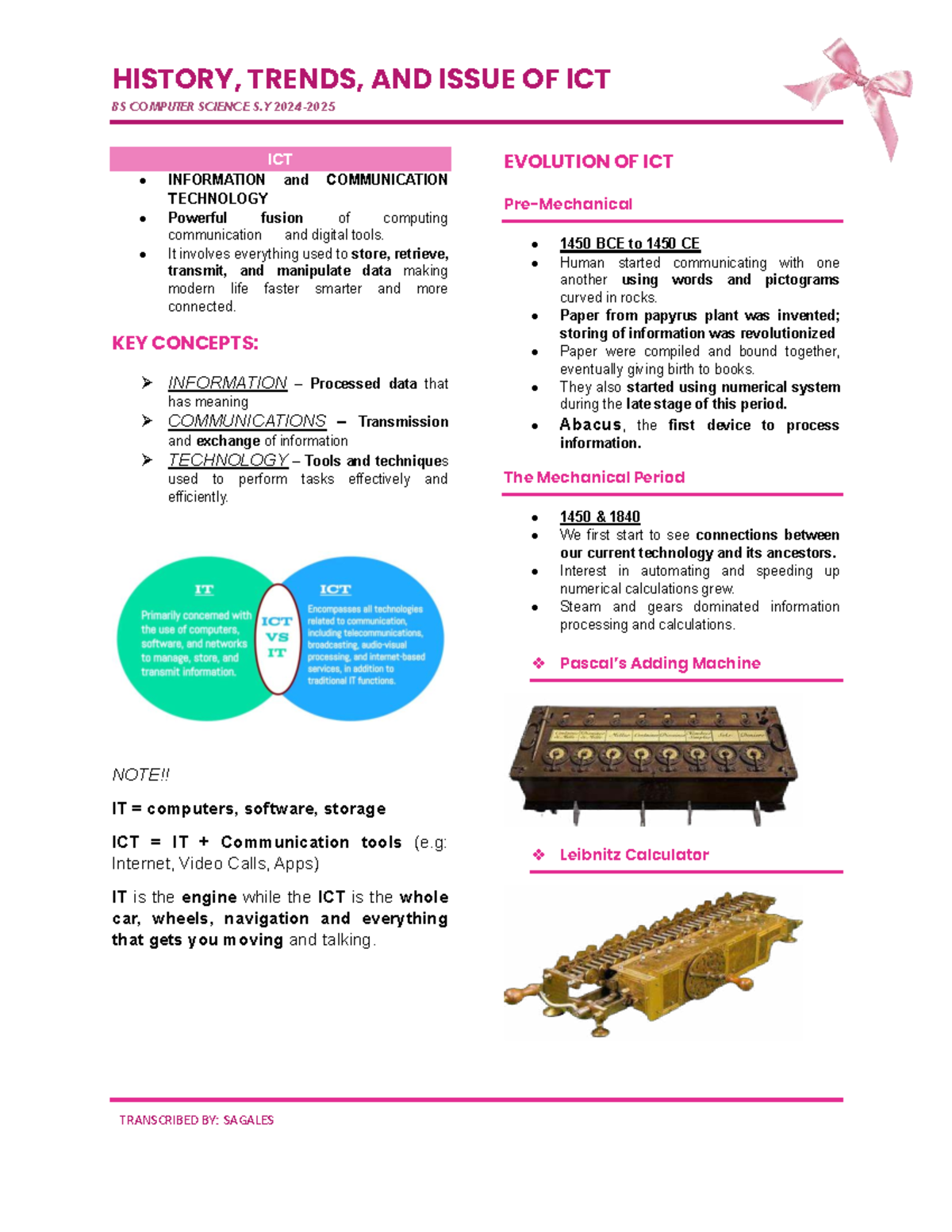 HISTORY, TRENDS, AND ISSUES IN ICT: A Comprehensive Overview for BS CS ...