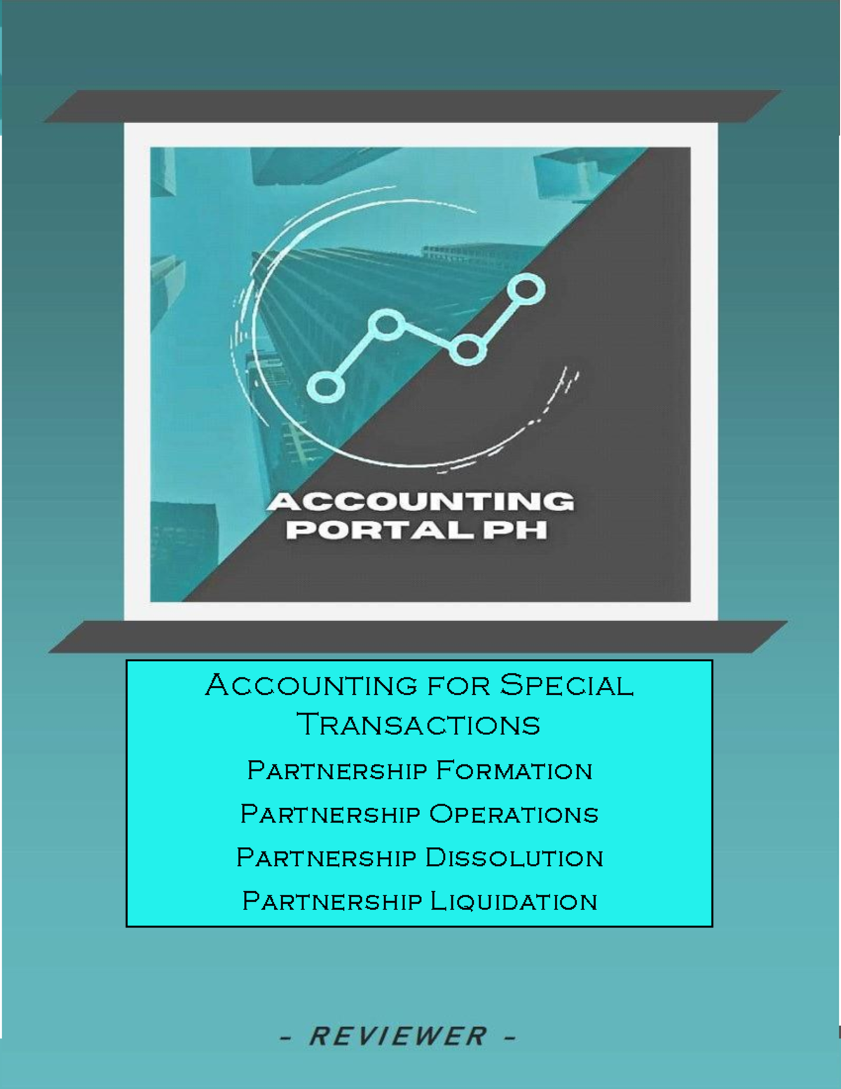 Accounting for Special Transactions in Partnerships: Formation ...