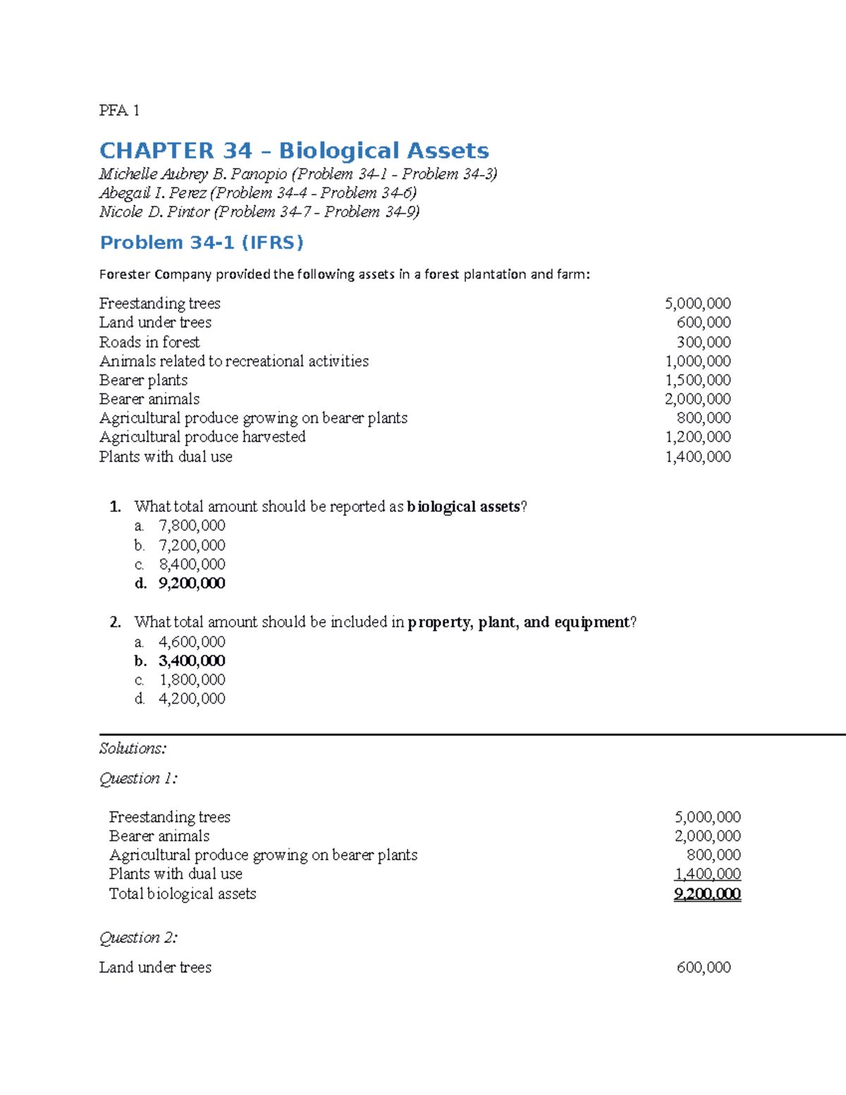 CFAS PFA 34 - Understanding Biological Assets and Related Problems ...