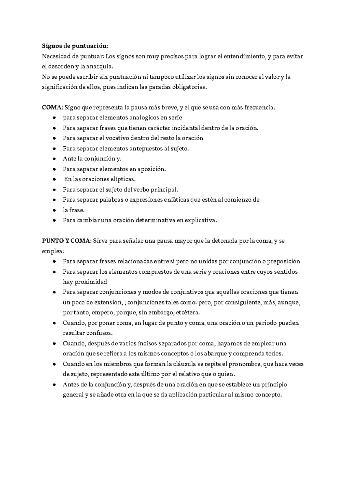 Signos de Puntuación: Importancia y Uso en la Escritura (Gramatica ...