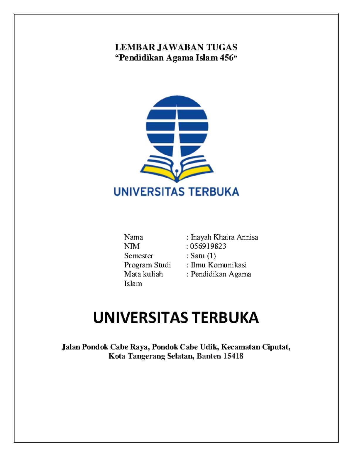 Tugas 2: Hukum Allah SWT dan Peran Nabi Muhammad SAW dalam Pendidikan ...