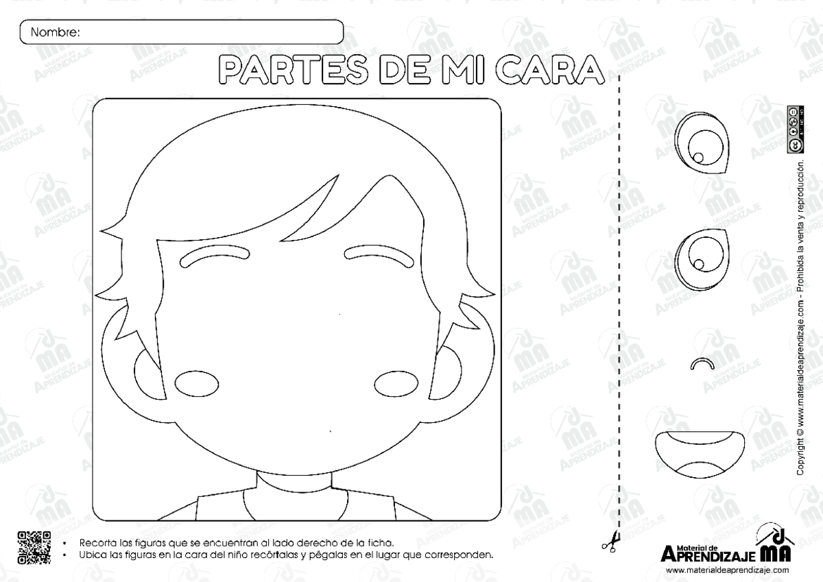 02. Las partes de la cara 4 años BN - Ciencias Naturales - Studocu