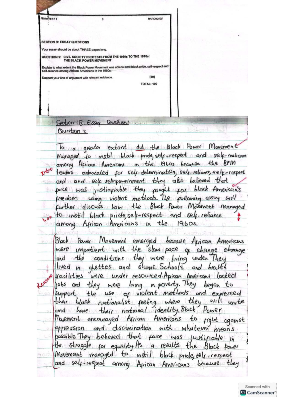 Civil resistance in south Africa 1970s to 1980s - HistoriTEST 1 5 ...