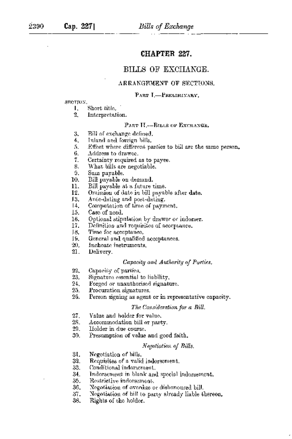 Bills of Exchange Overview - Chapter 227: Key Definitions & Rules - Studocu
