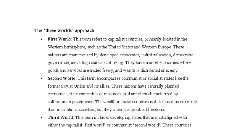 FST 101: Understanding the Three Worlds Concept - Studocu