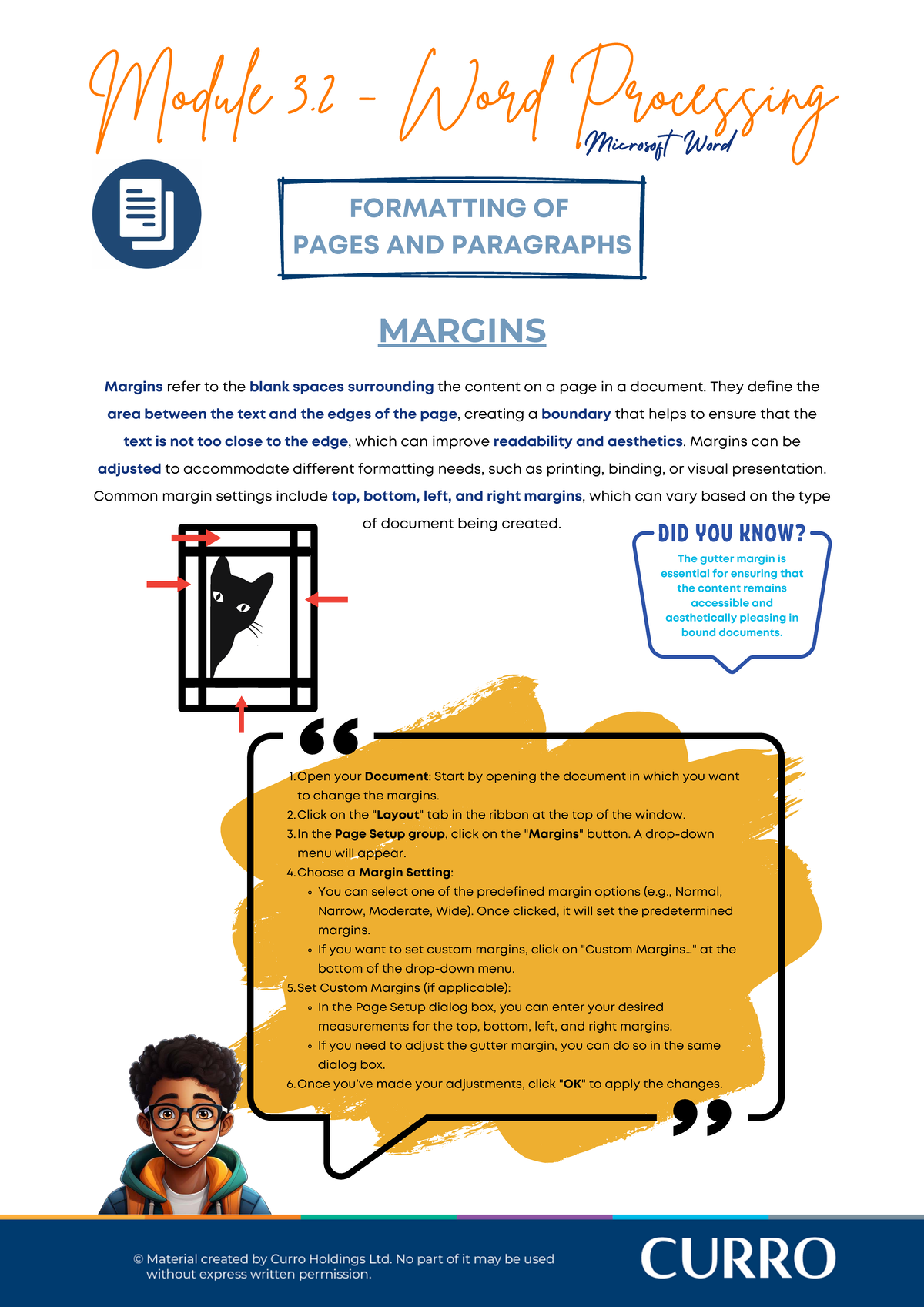 Module 3.2 Word Processing Microsoft Word: Formatting Pages & Paragraphs - Studocu