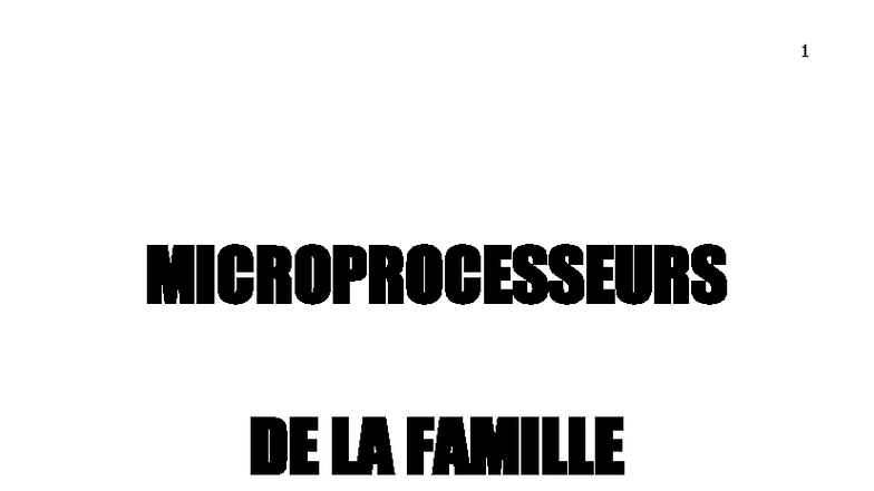 Cours sur le Microprocesseur Intel 8086 - MDA 101 - Studocu