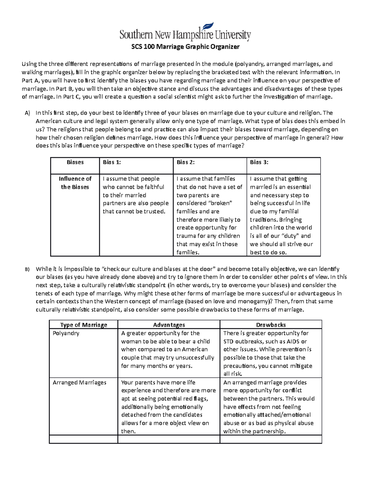 3-5 Activity - assignment for sociology - SCS 100 Marriage Graphic ...