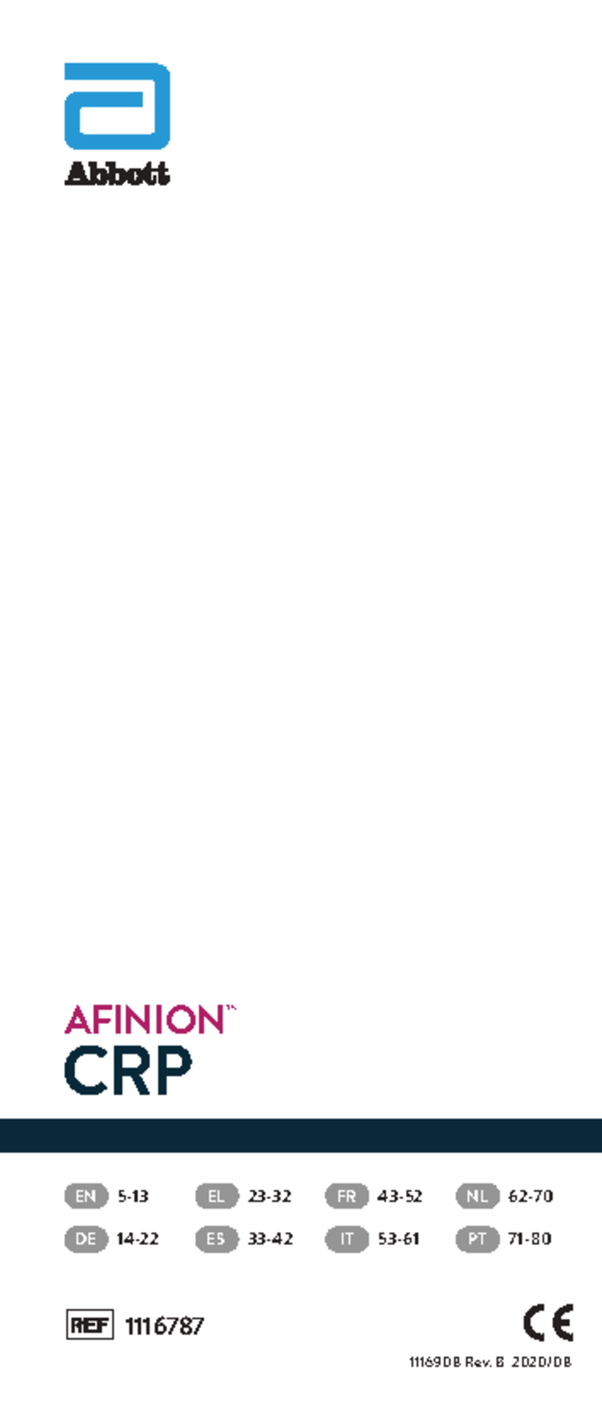 AFINION CRP Package Insert EUR 1116908 Rev B - 2020 - Studocu