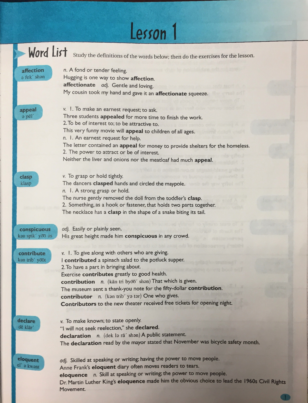 Wordly Wise Book 6 Lesson 1 Vocabulary Study Guide - 32443 - Studocu