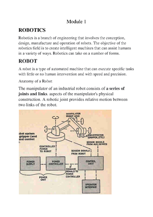 AIT304 - AIT ROBOTICS AND INTELLIGENT SYSTEM Category L T P Credit ...