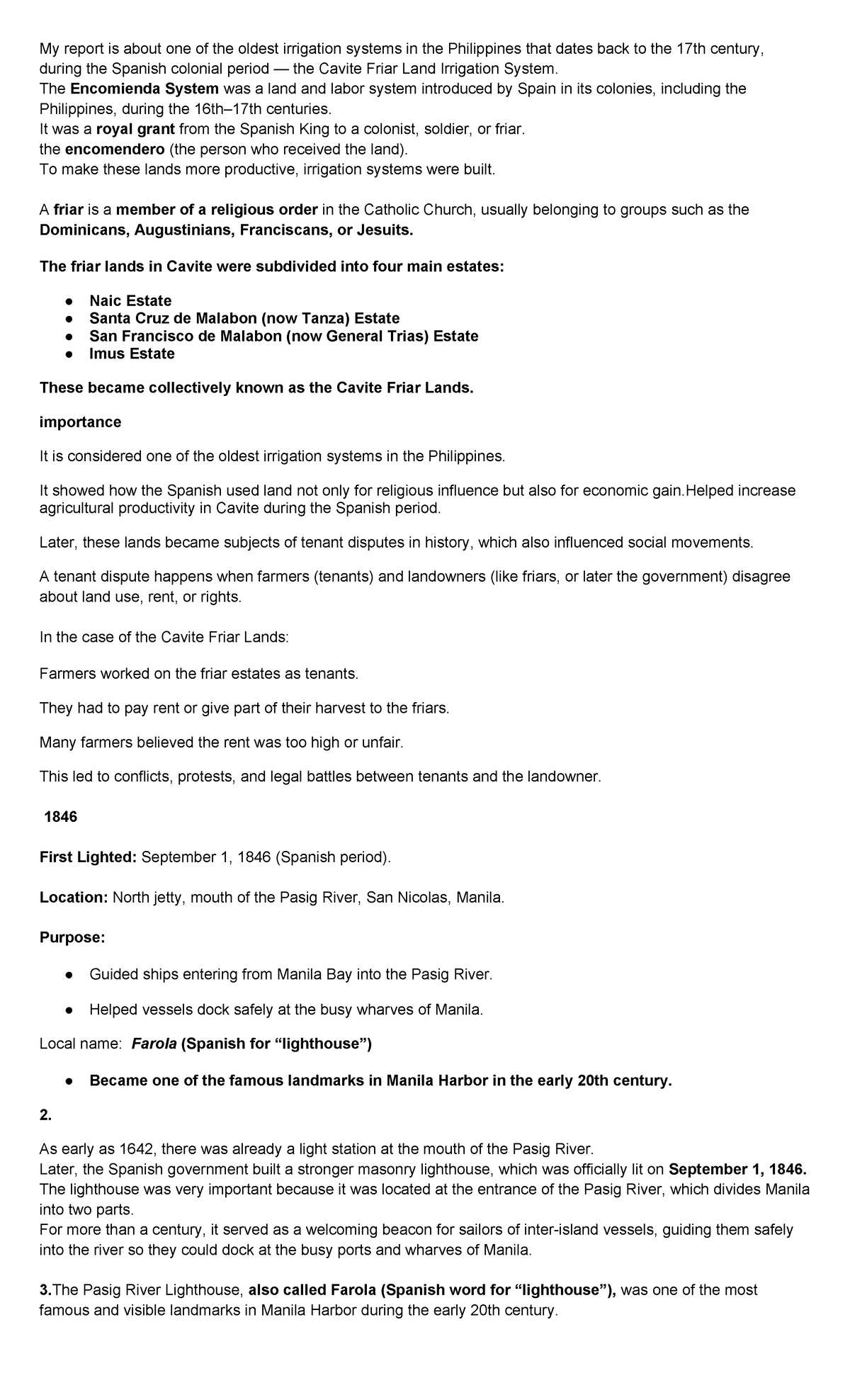 Cavite Friar Lands Irrigation System: Historical Overview and Impact ...