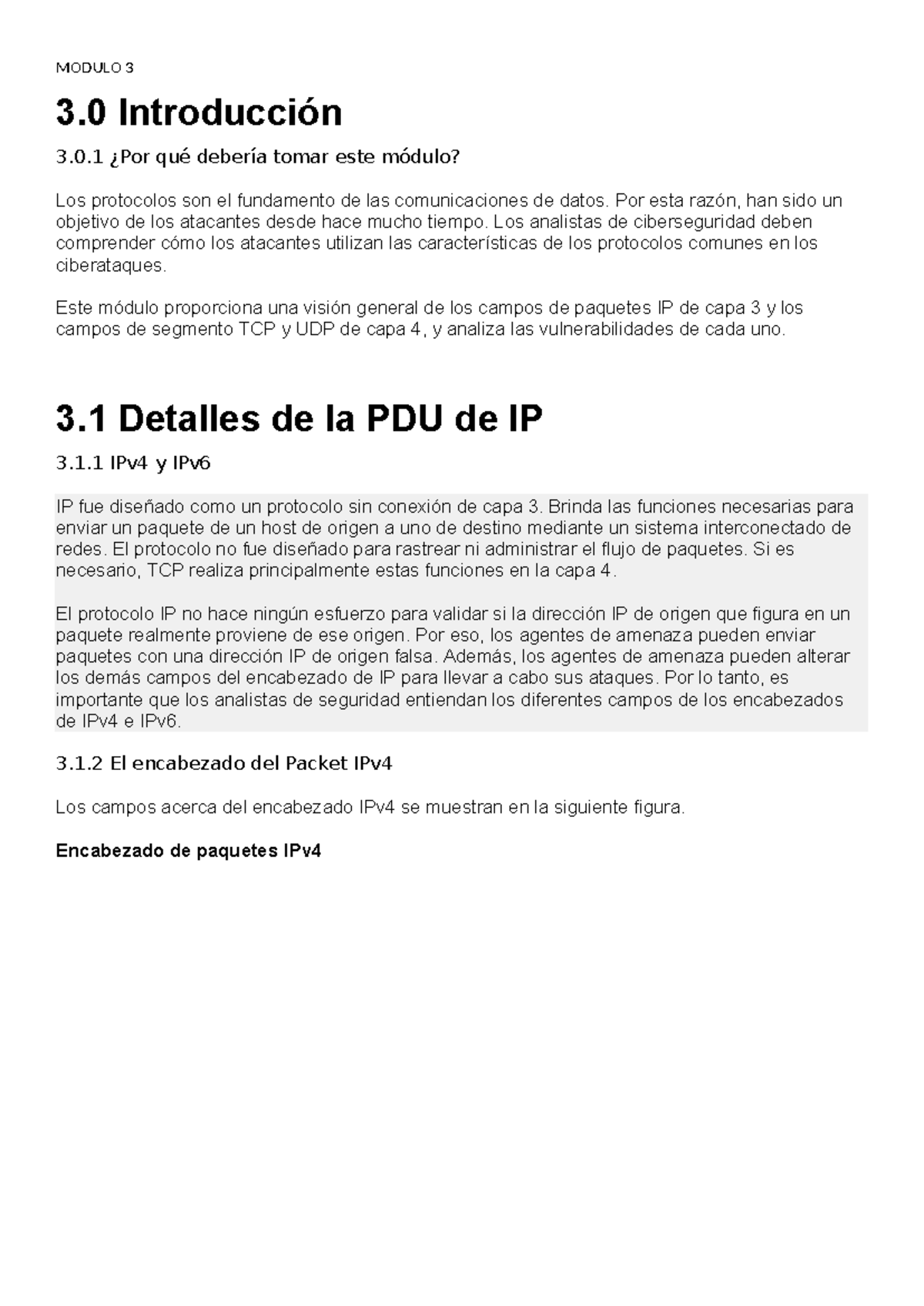 Modulo 3: Vulnerabilidades y Ataques en Ciberseguridad - Studocu