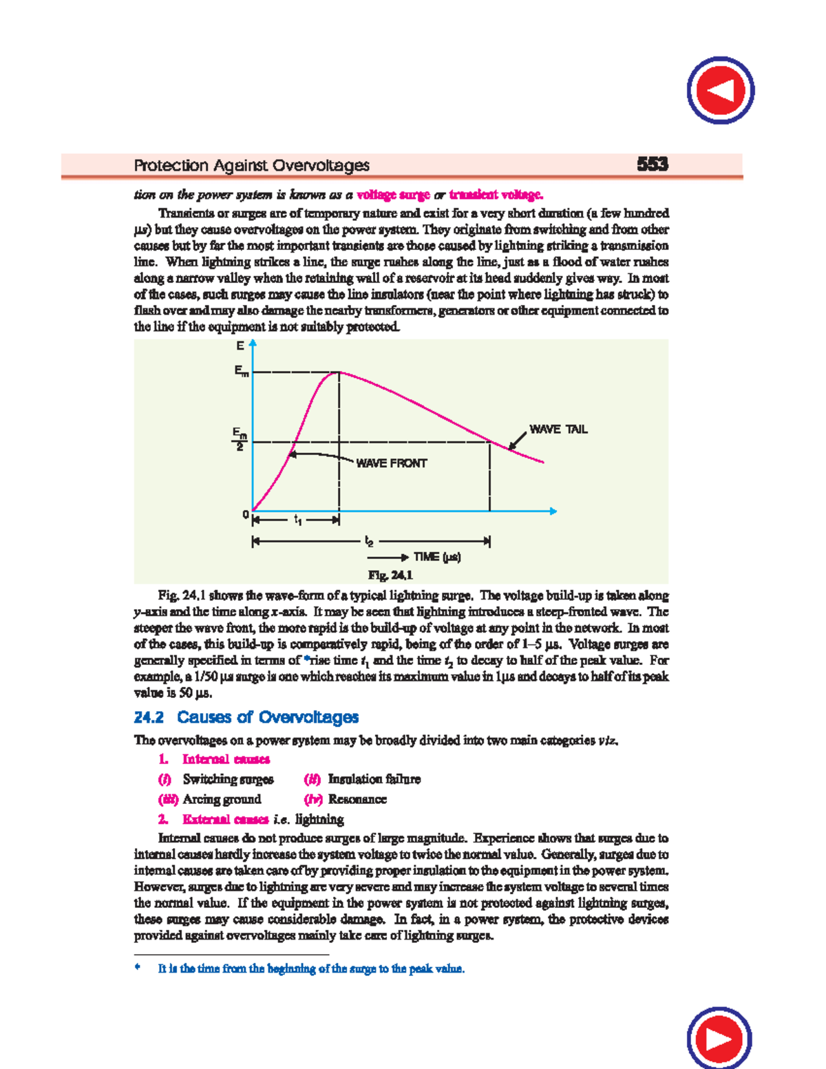 Overvoltage Protection in Power Systems: Causes and Solutions 553 - Studocu