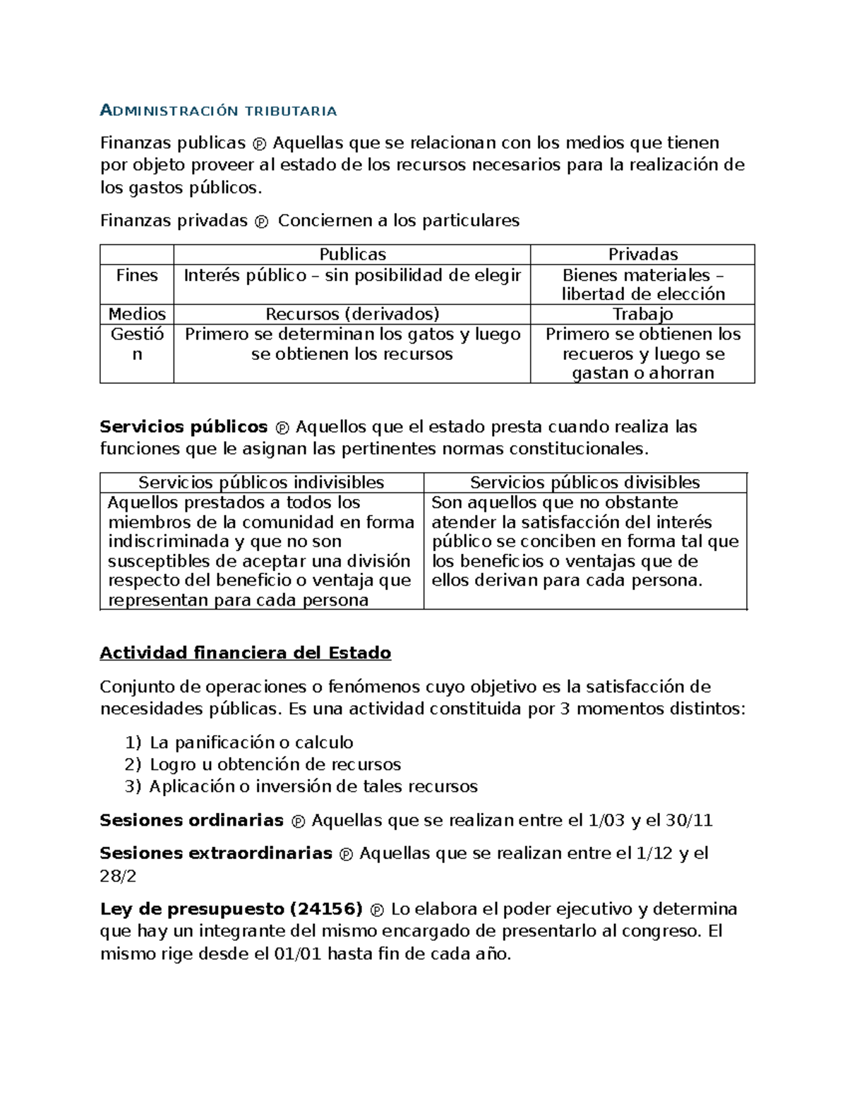Administración tributaria: conceptos y clasificación de recursos ...