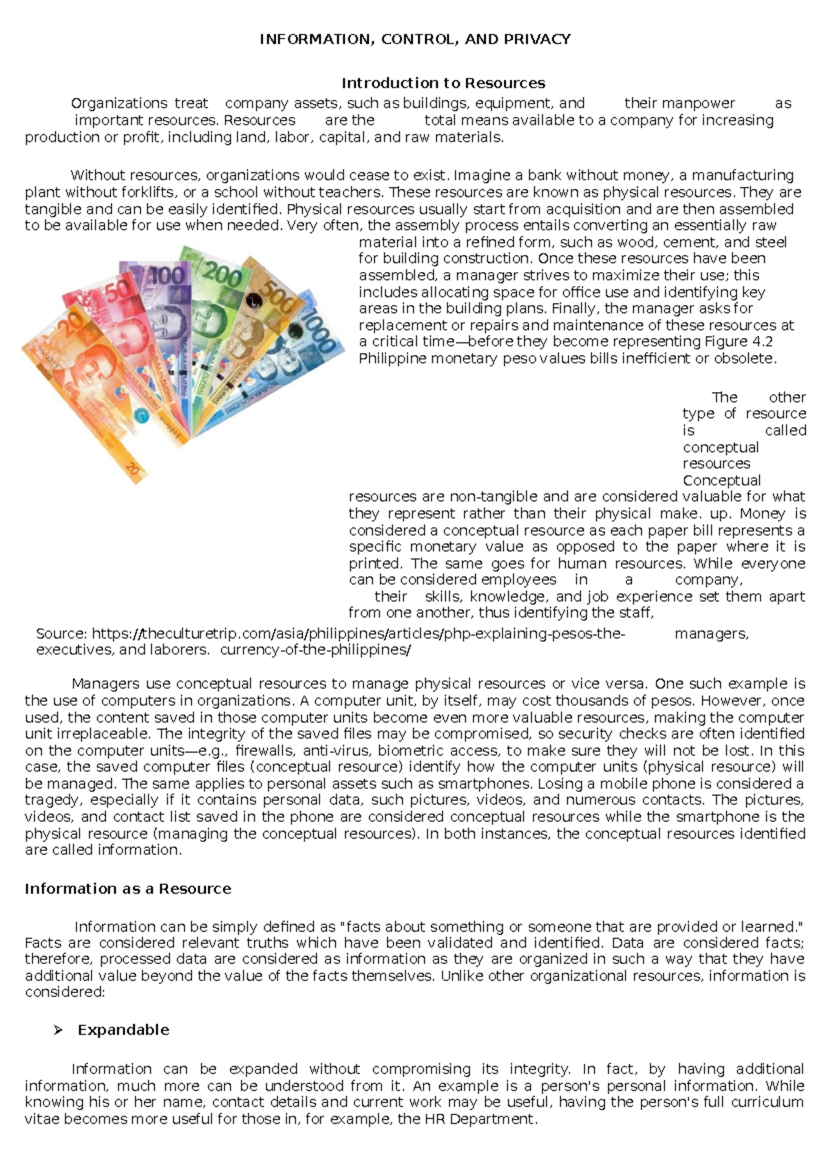 Information Control & Privacy: Understanding Resources & Management ...