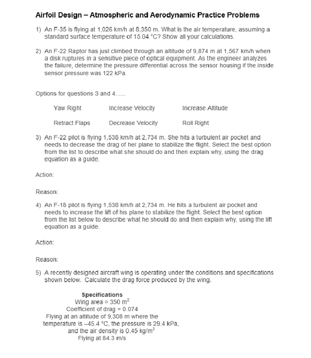 Png2pdf - PLTW Aerospace - Airfoil Design Atmospheric and Aerodynamic ...