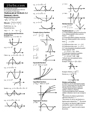 Cas notes methods - CAS calculator guide - Guide to Using the Ti-nspire ...