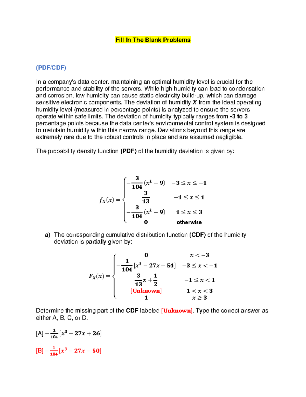 Exam1 Summer 2024 Key: Humidity & Poisson Probability Analysis - Studocu