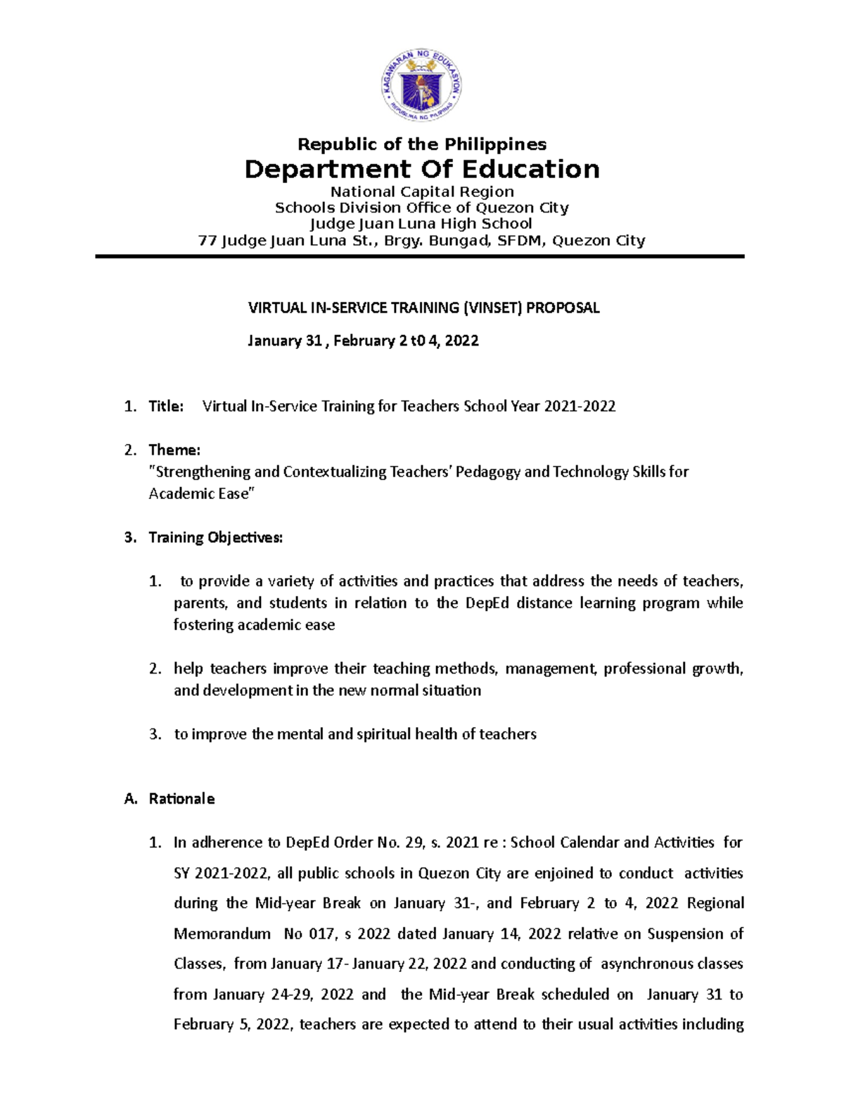Inset- Proposal SY-2021-2022-Finalized-for-Submission January-29-2022 ...