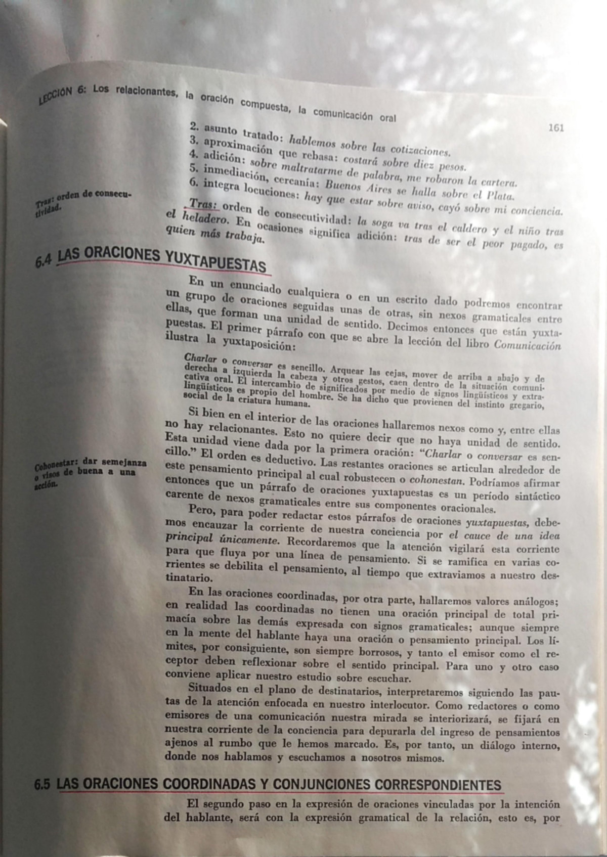 Oración compuesta yuxtapuesta y coordinada tipos. - LECCION 6: Los ...