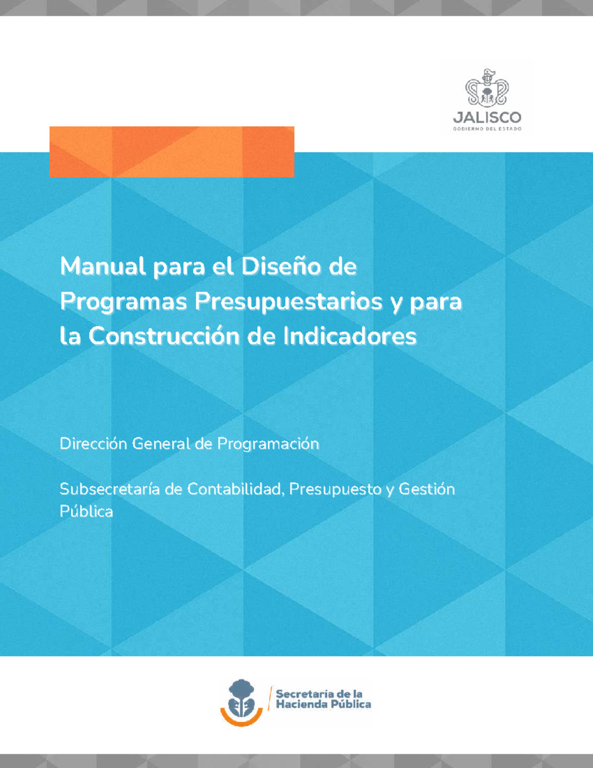 Manual para el Diseño de Programas Presupuestarios y Construcción de ...