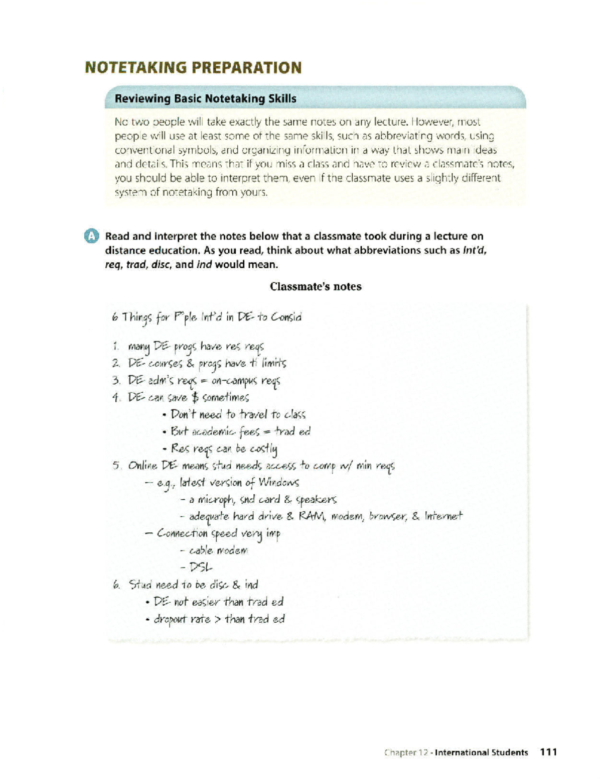 NGC 2022-2023 Notetaking Skills for Distance Education Lectures - Studocu