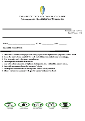 Communicative Skill 1 Final Exam Study Materials Collection - Studocu