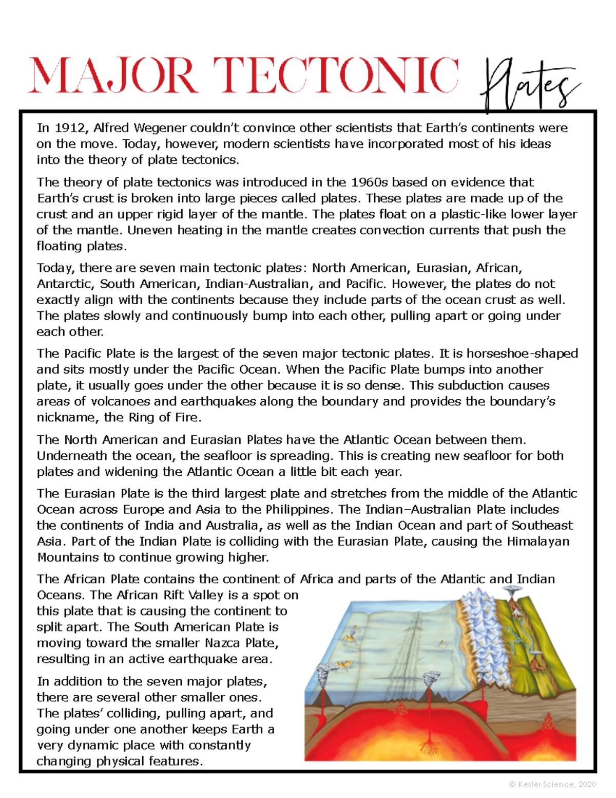 Major Tectonic Plates Overview - Earth Dynamics Study Document - Studocu