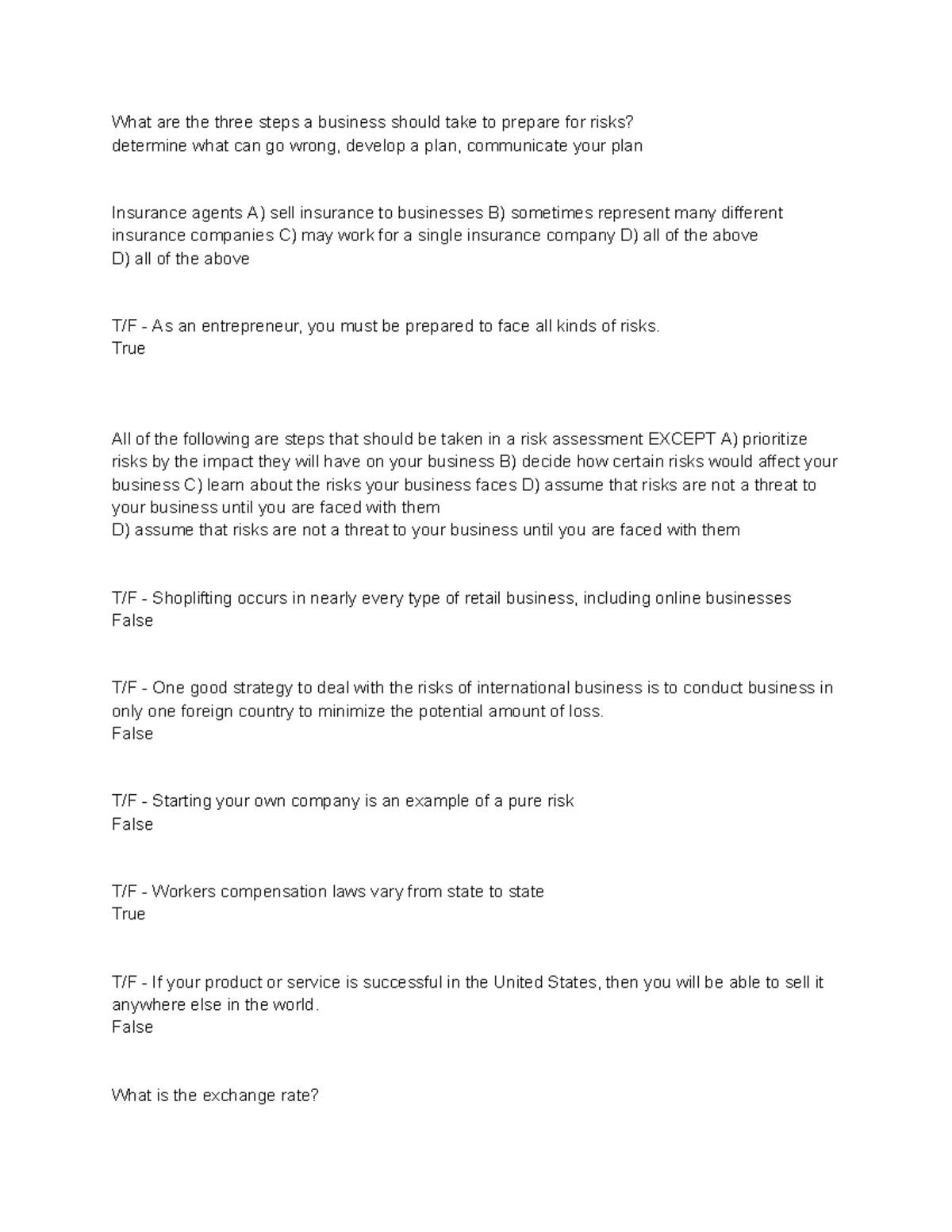 Intro to Entrepreneurship Notes - Chapter 2 - Once a skill analysis has ...